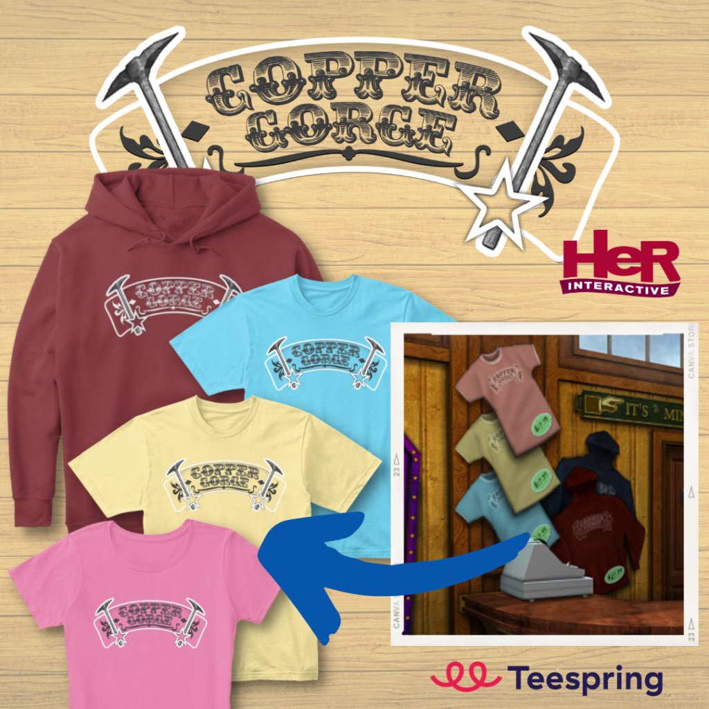 Copper Gorge Merch - Her Interactive Teespring Merchandise
